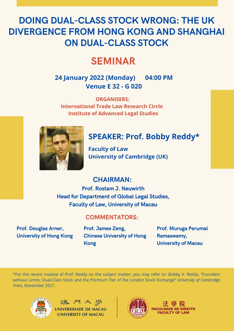 Doing Dual-Class Stock Wrong: The UK Divergence from Hong Kong and ...